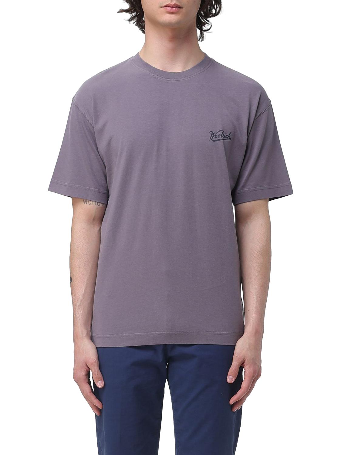 WOOLRICH cotton t-shirt with logo