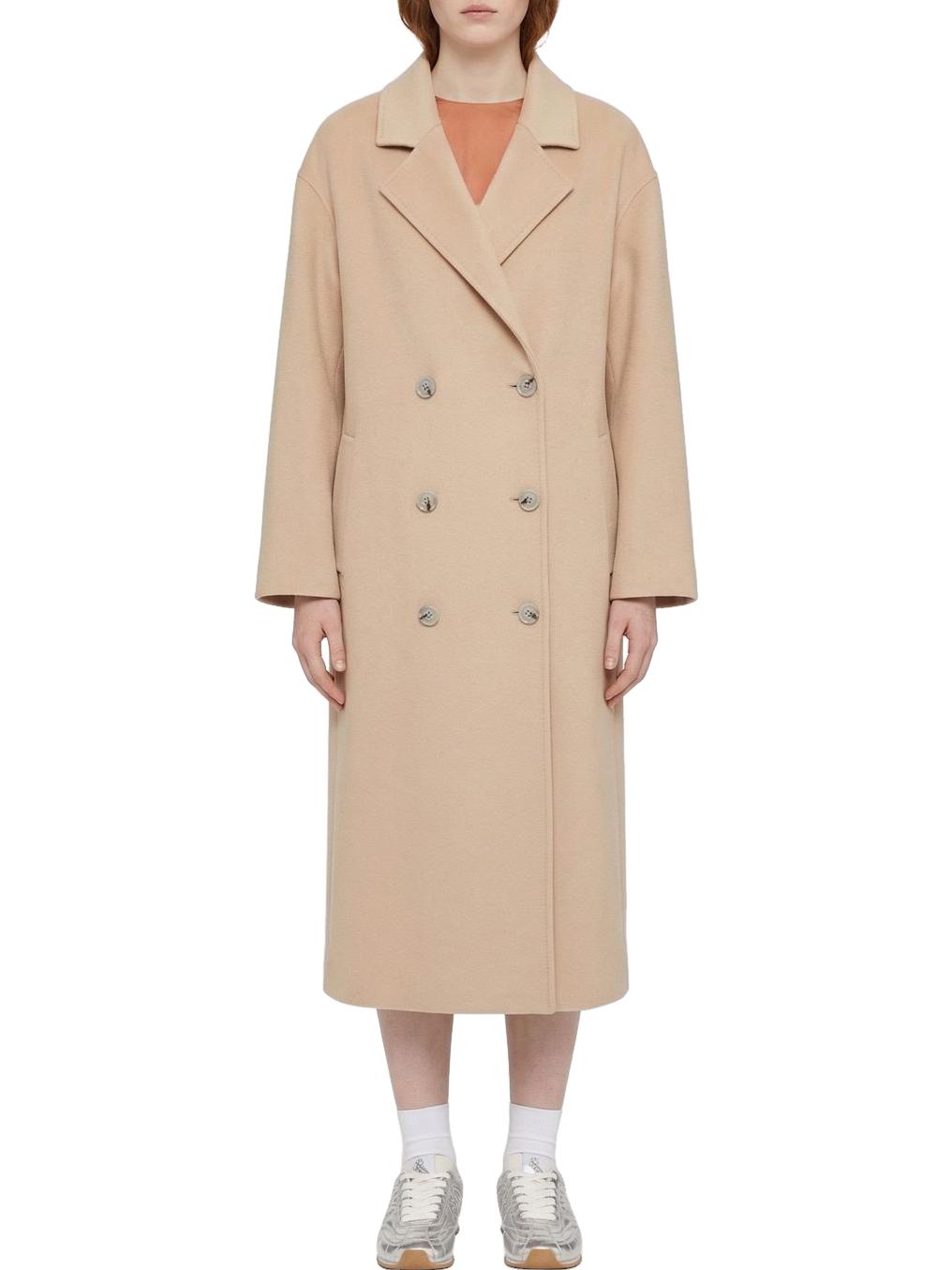 LOULOU DE SAISON Loulou De Saison Double-Breasted Wool and Cashmere Coat