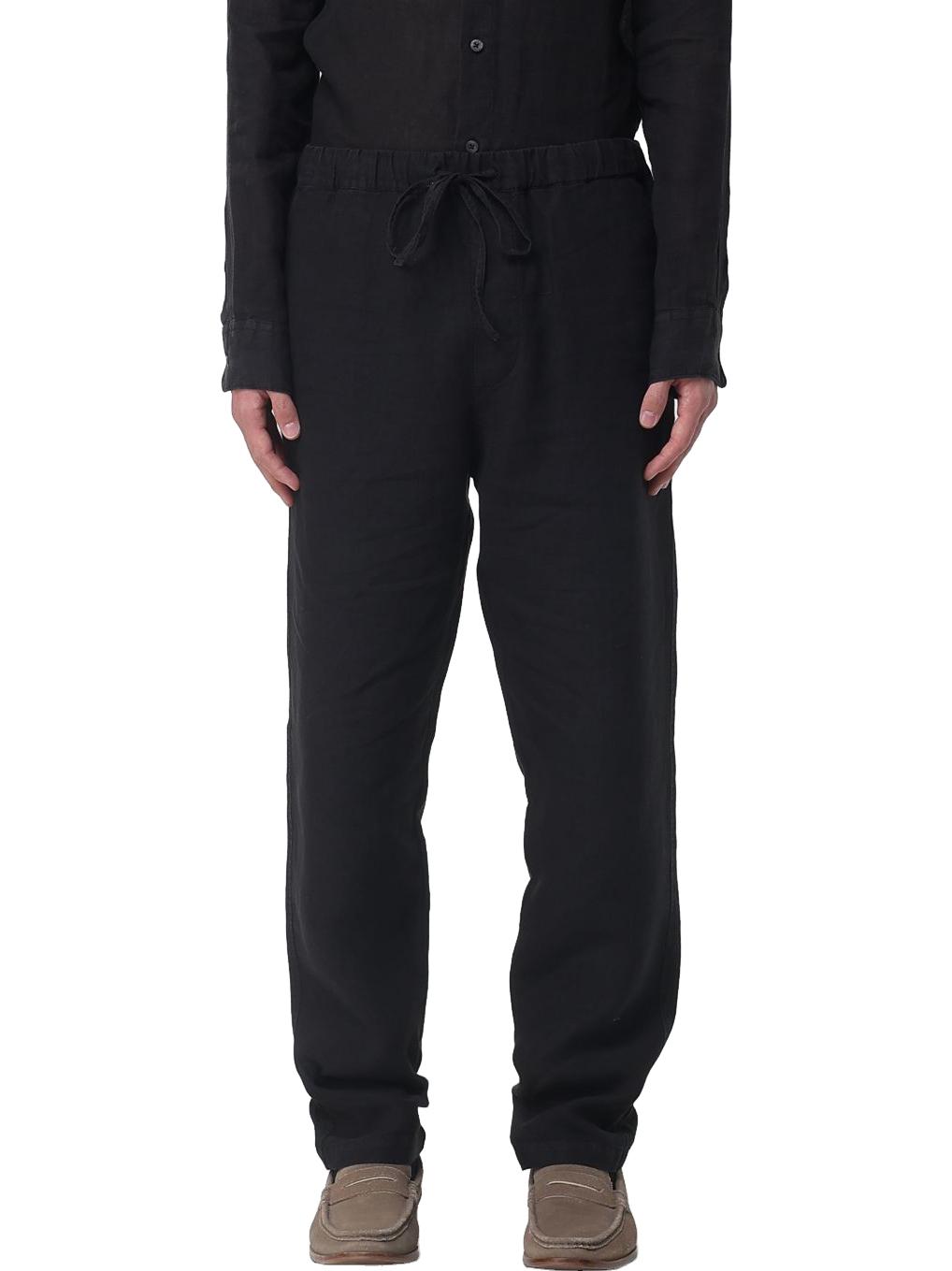 120% LINO 120% Lino Linen Drawstring Trousers