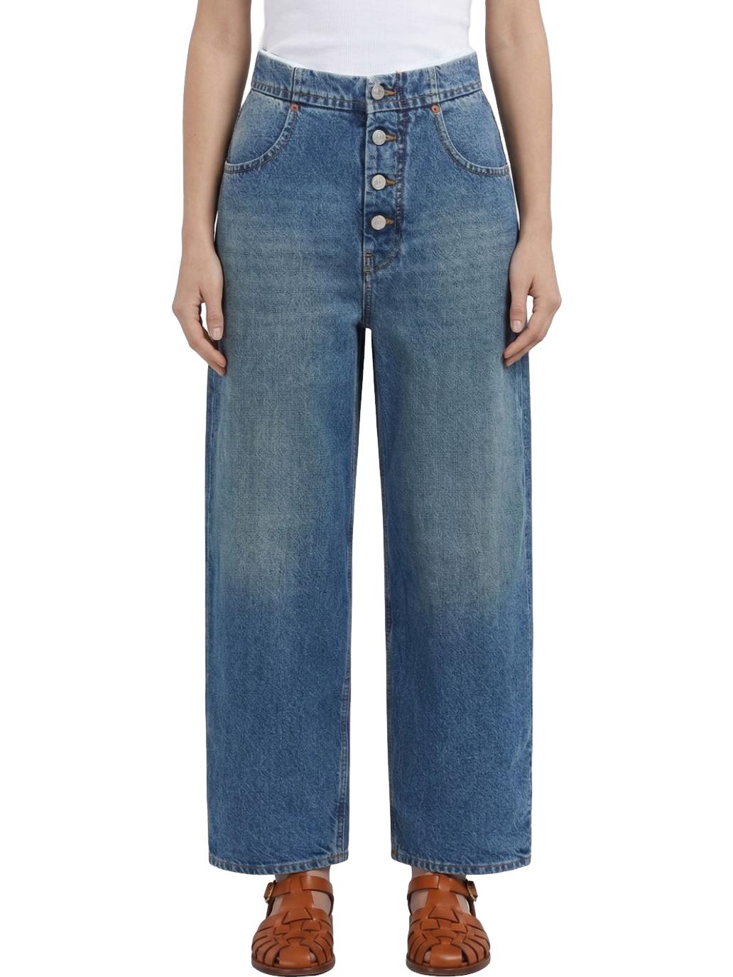 MAISON MARGIELA Mm6 Maison Margiela High-Rise Wide-Leg Jeans