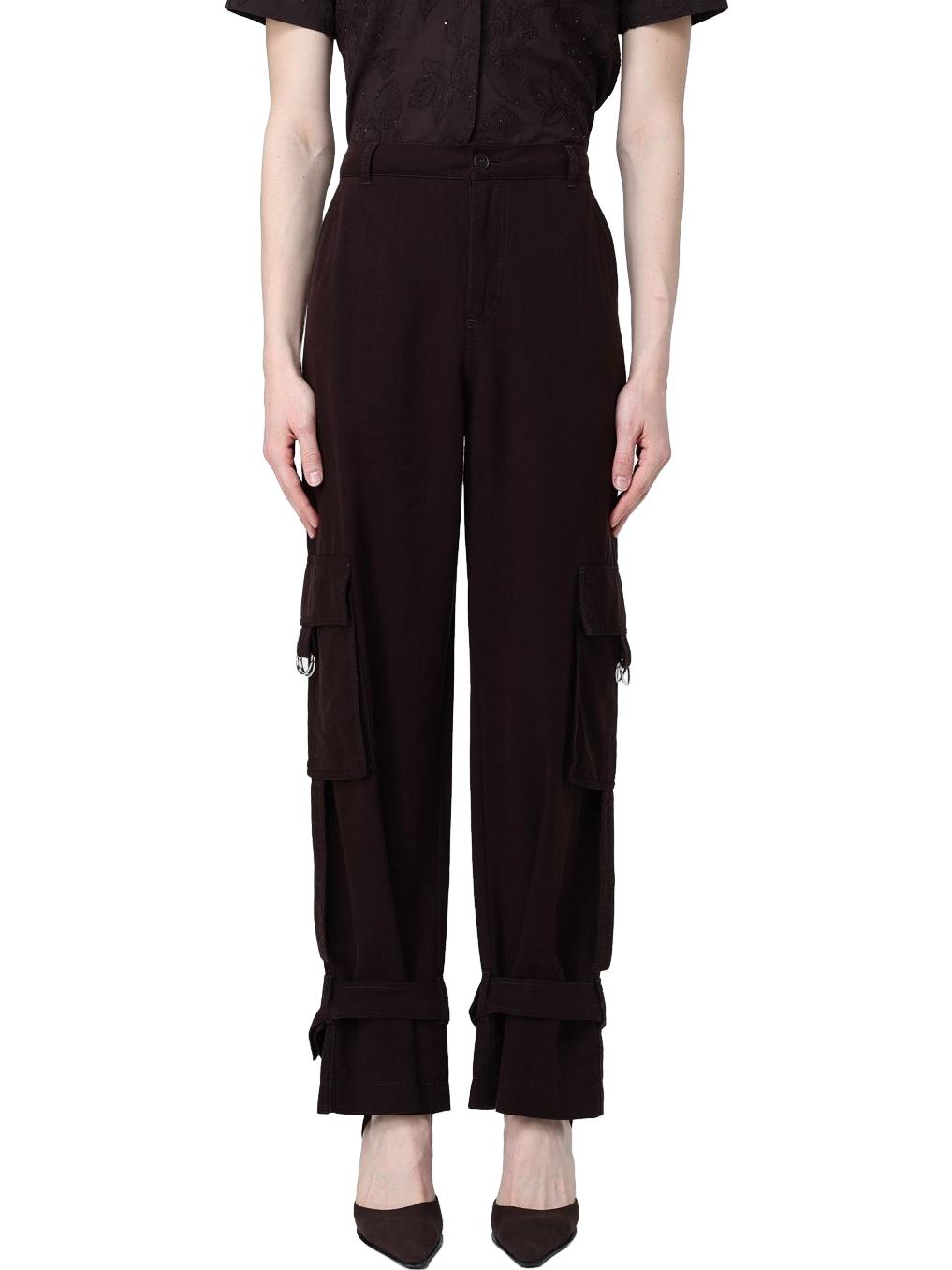 LIU JO Liu Jo Cotton Shirt with Floral Embroidery and Sequins