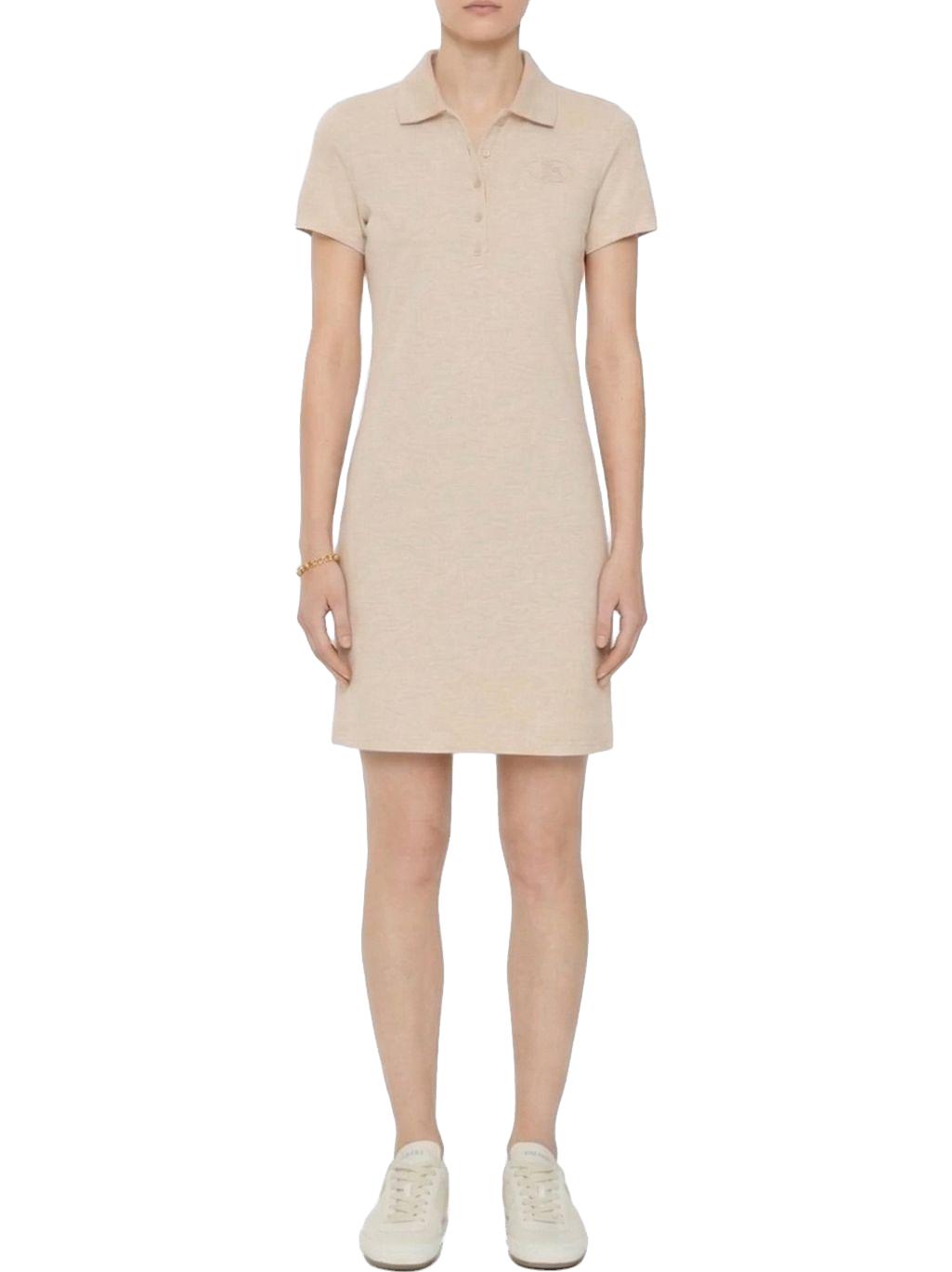 TOMMY HILFIGER Tommy Hilfiger Ribbed Cotton Zip Polo Dress
