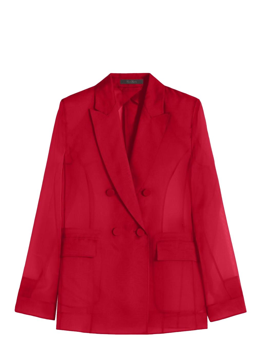 MAX MARA Silk Organza Blazer