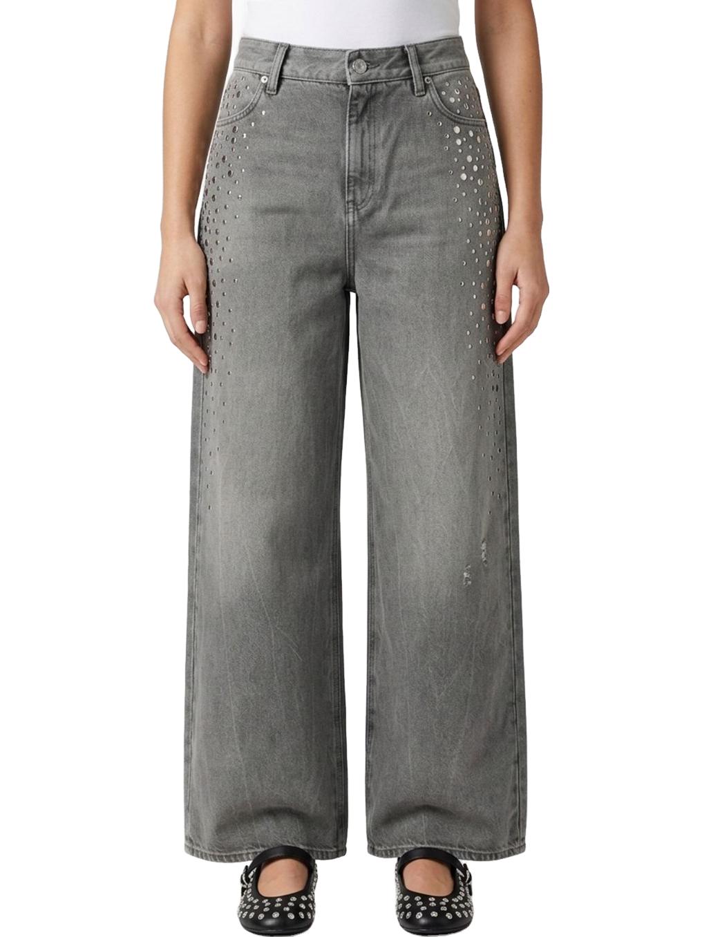 GOLDEN GOOSE Golden Goose Embellished Wide Leg Jeans