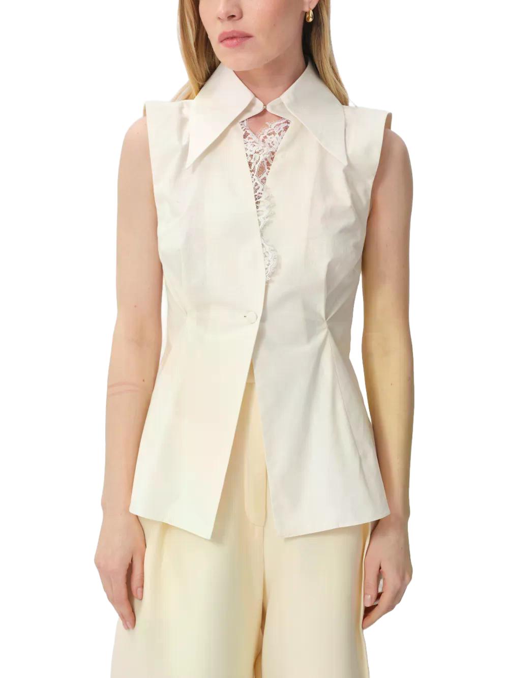 DOROTHEE SCHUMACHER Ruffled Sleeveless Top