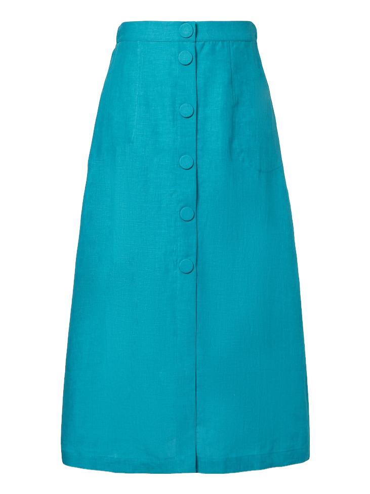 ERES ERES Linen Midi Skirt