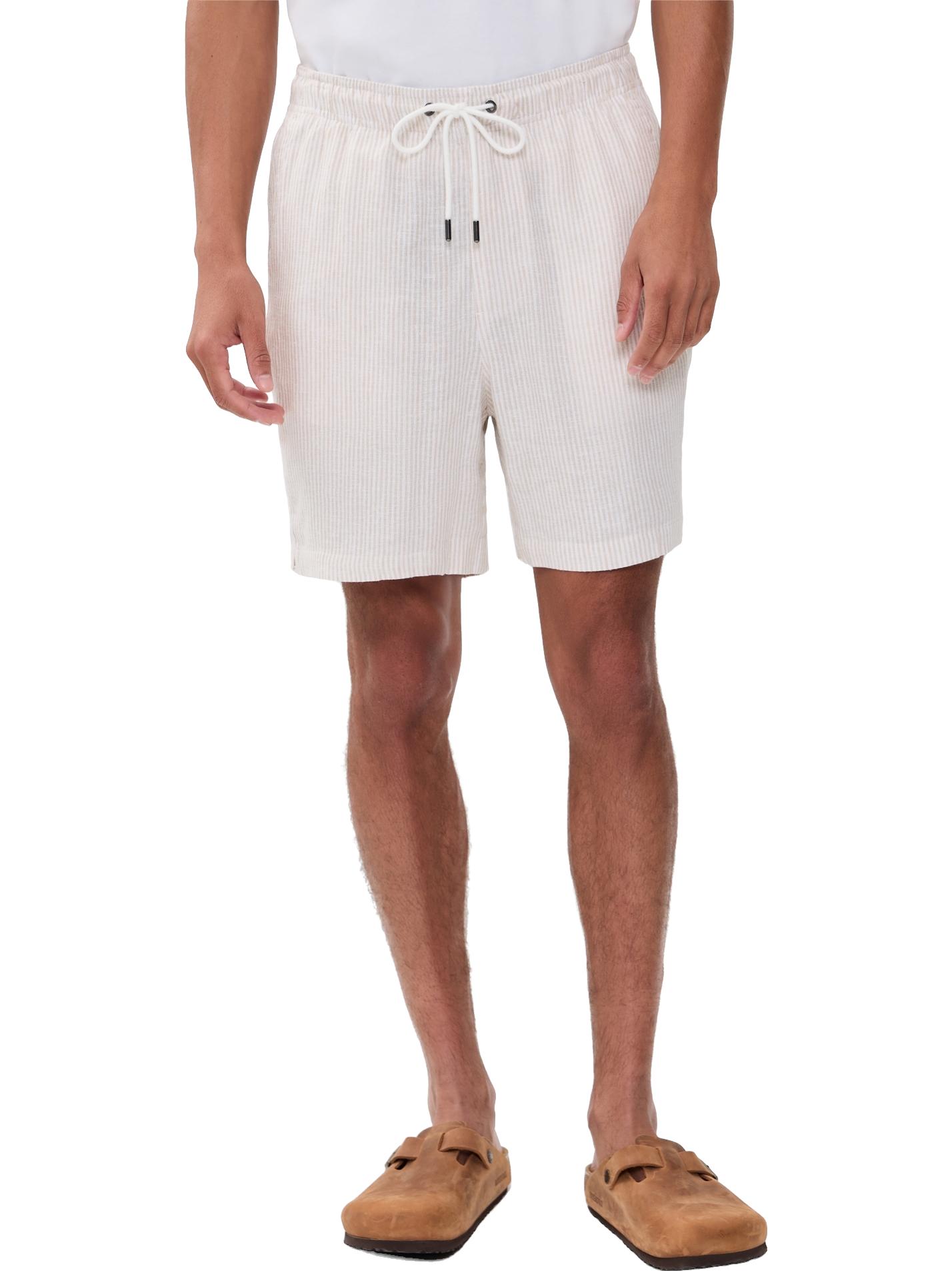ONIA Classic Pull-On Linen Shorts