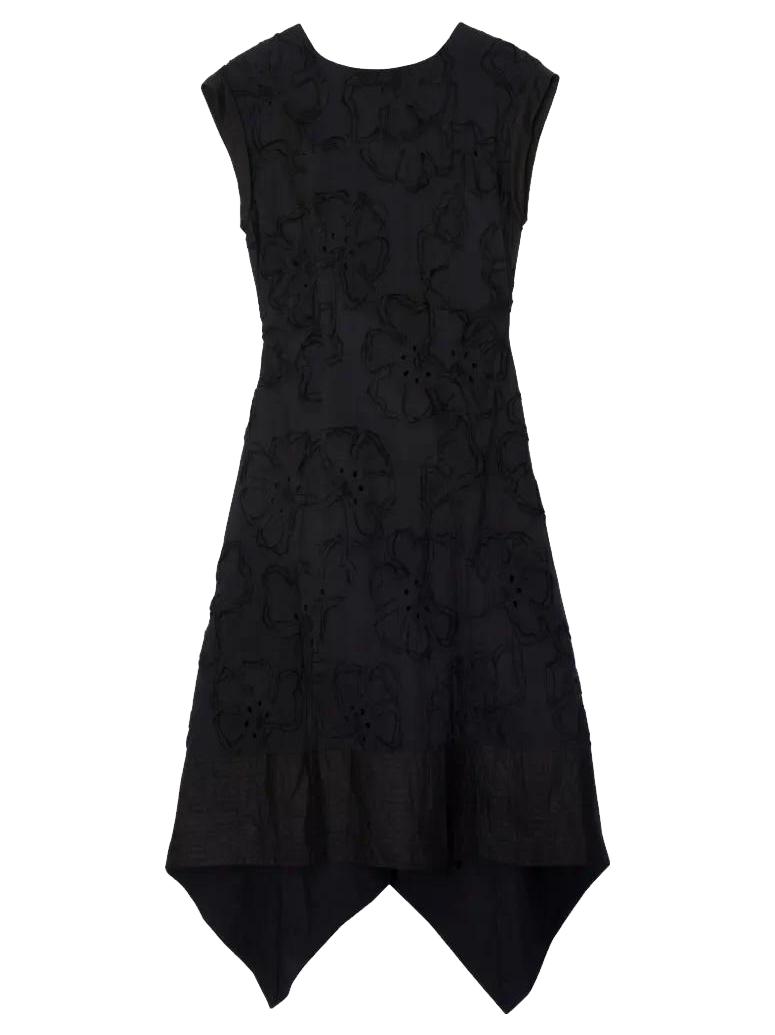 3.1 PHILLIP LIM Floral Asymmetrical Midi Dress