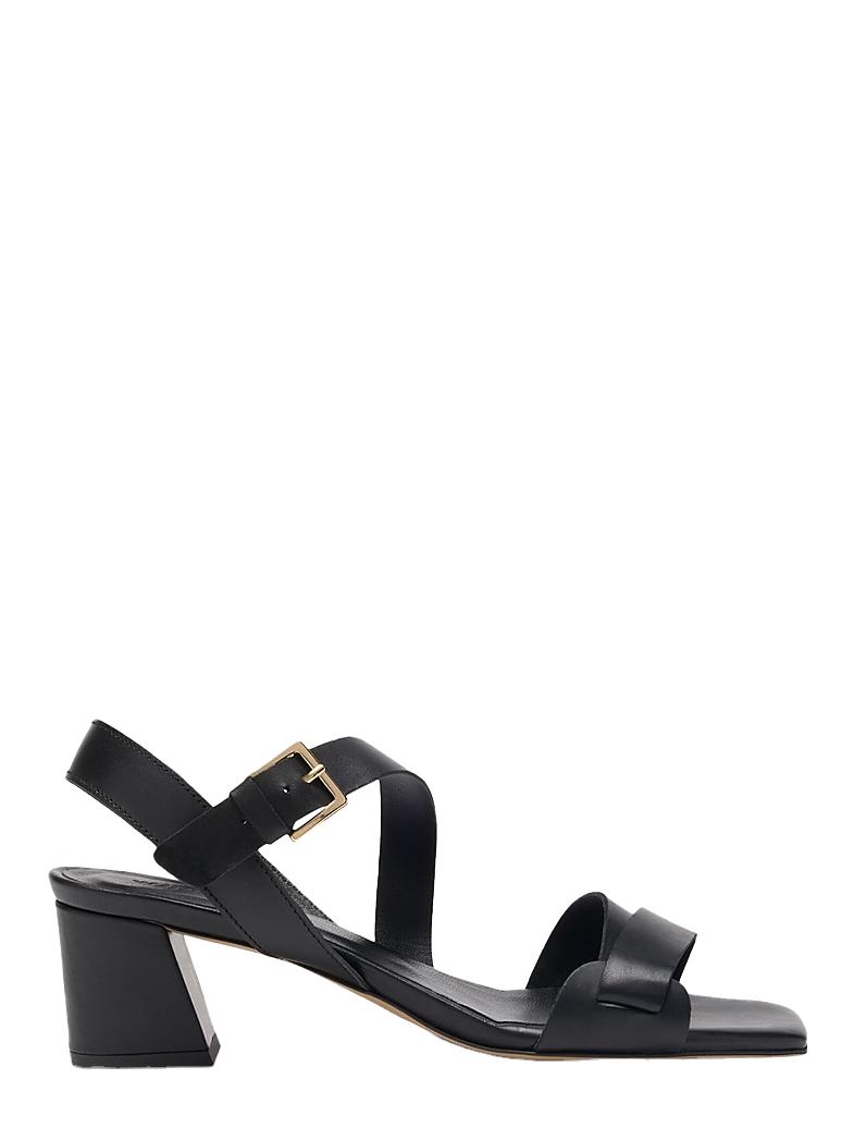 WHISTLES Block Heel Buckle Sandals