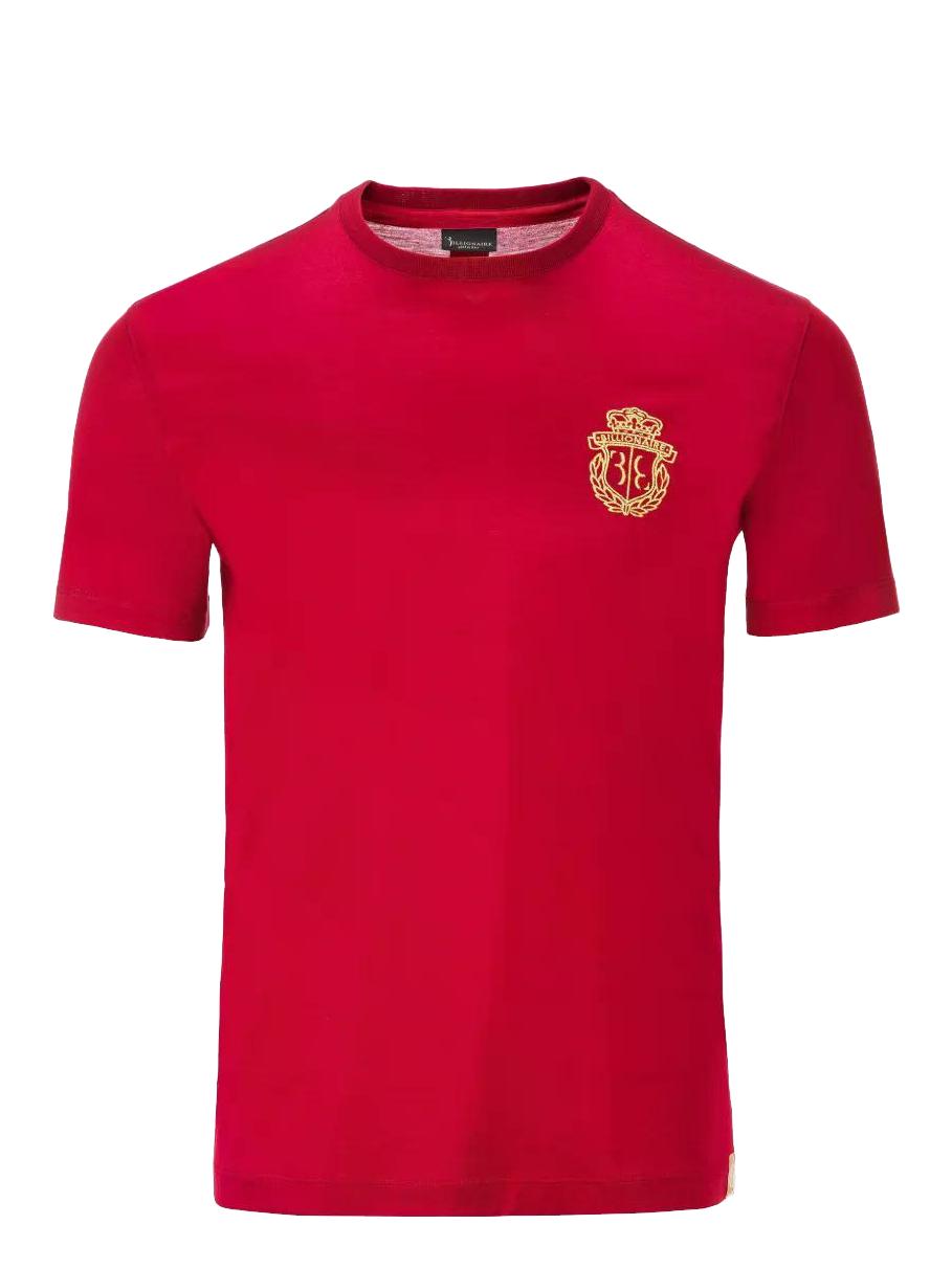 BILLIONAIRE crest embroidered t-shirt
