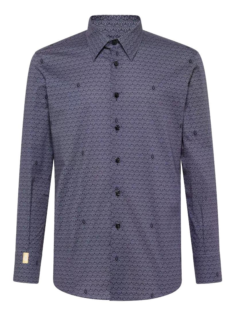 BILLIONAIRE lion-print button shirt