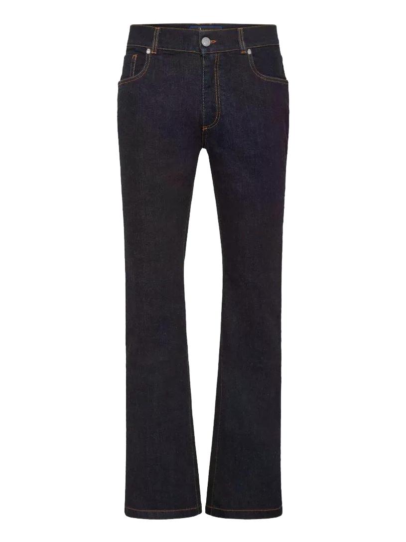 BILLIONAIRE Regular Fit Jeans with Palm Embroidery