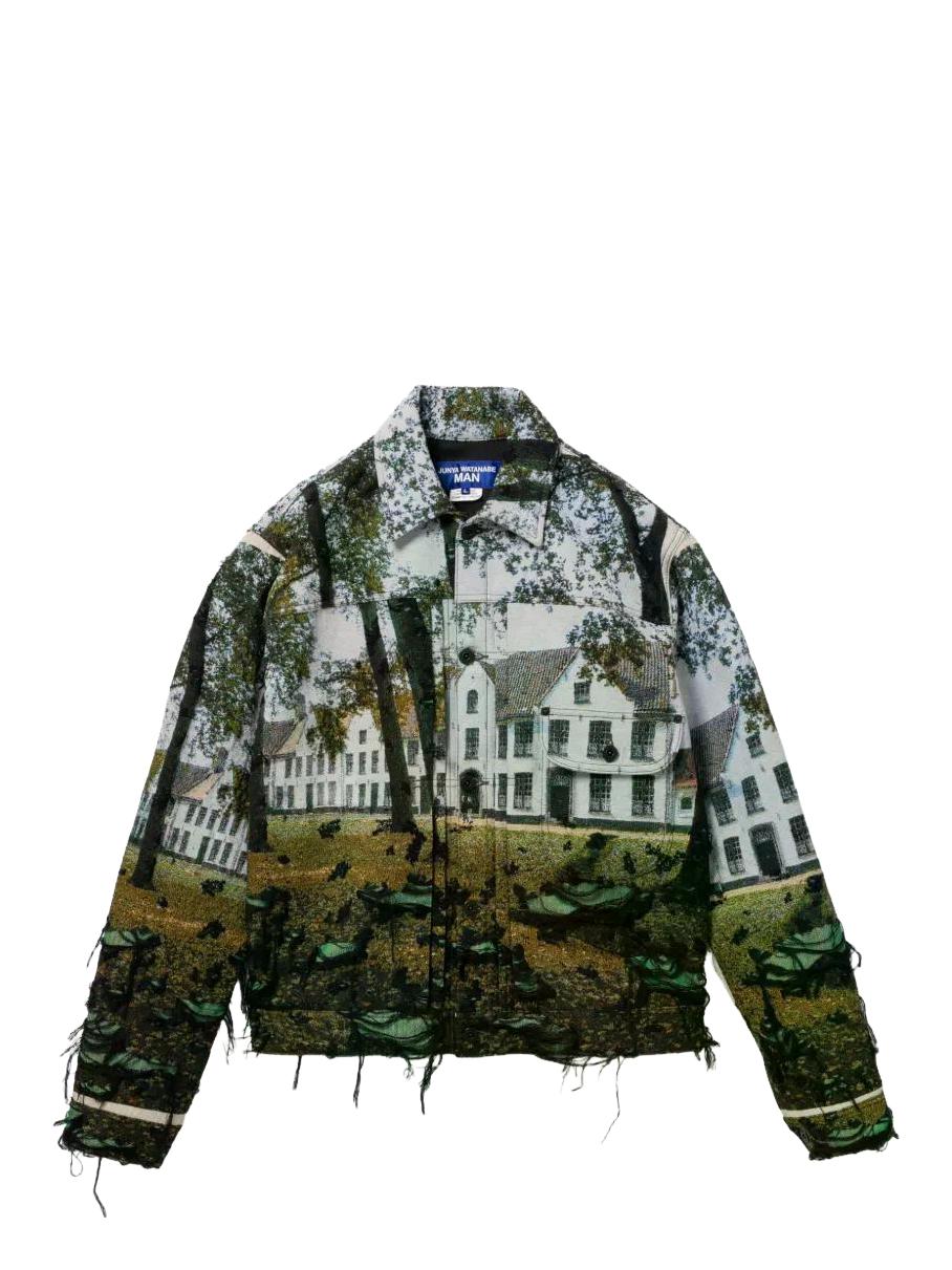 JUNYA WATANABE Junya Watanabe MAN Landscape-Motif Shirt Jacket