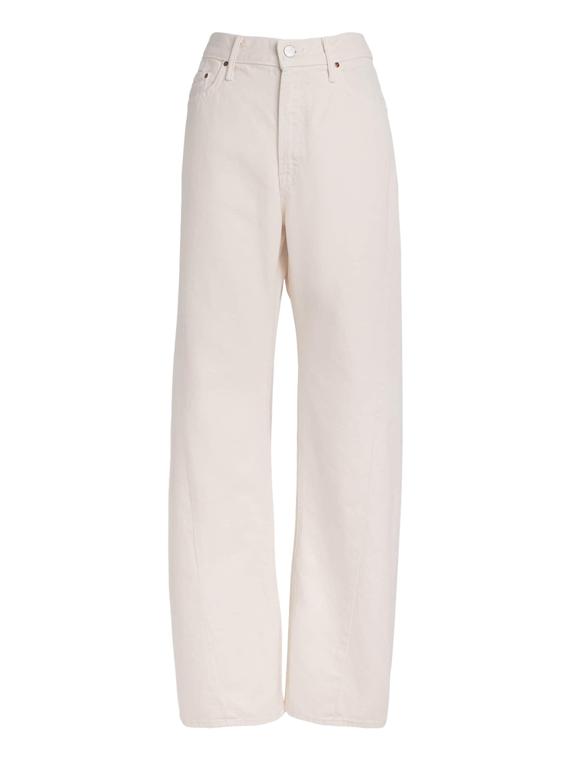 MOTHER The Lemon Twist Sneak Wide-Leg Jeans