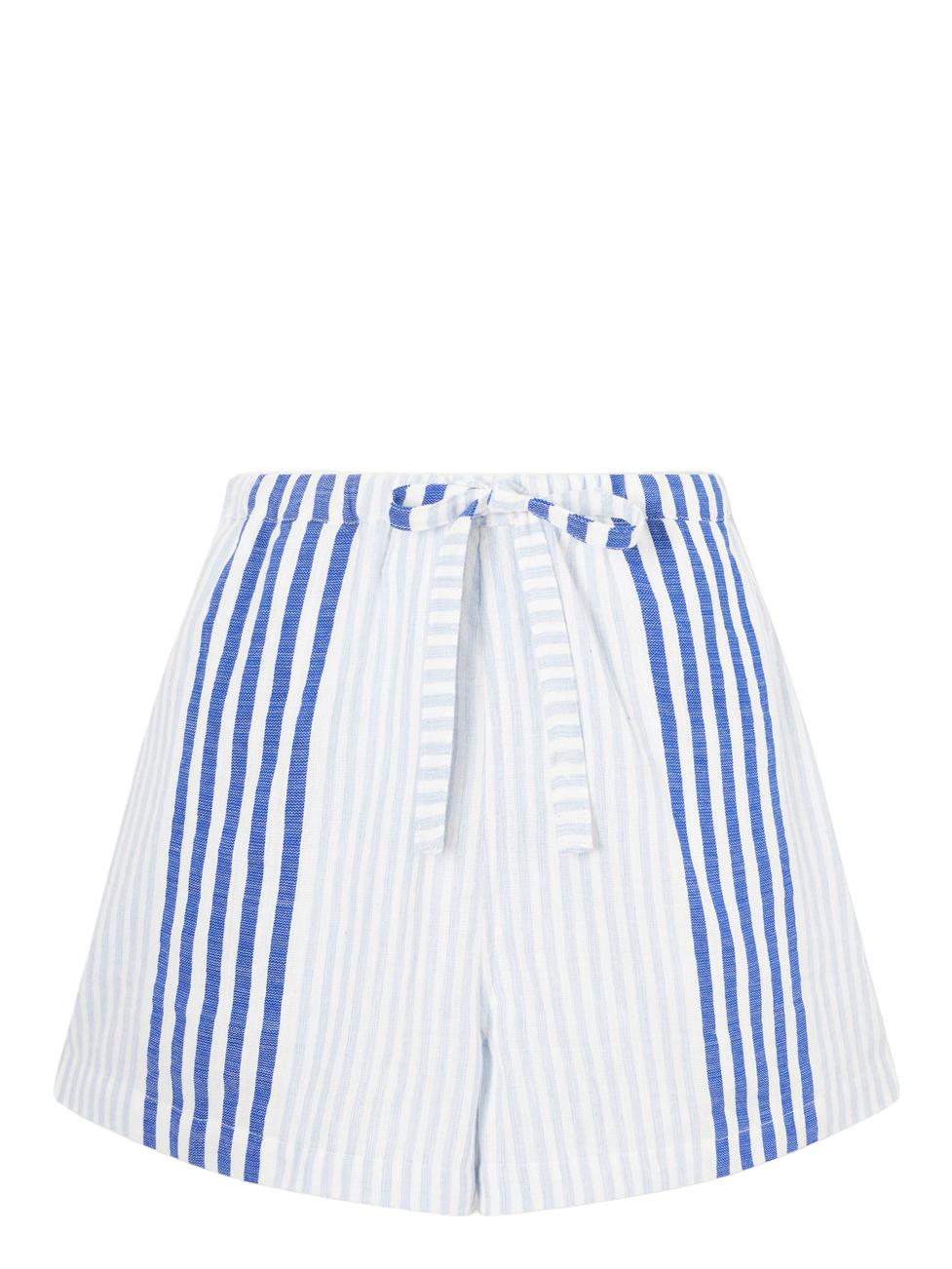 LEMLEM Safia Striped Cotton Shorts