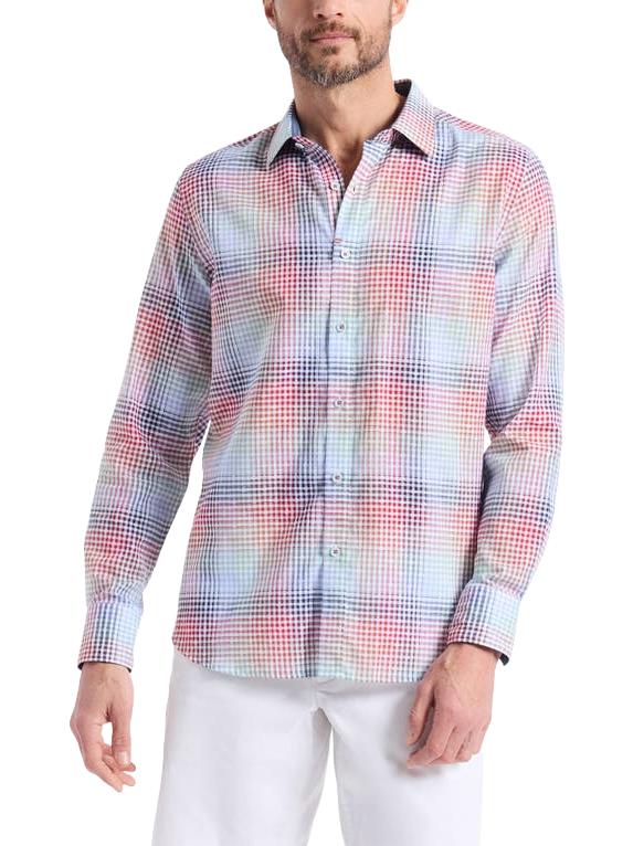 ROBERT GRAHAM ligett cotton button-up shirt