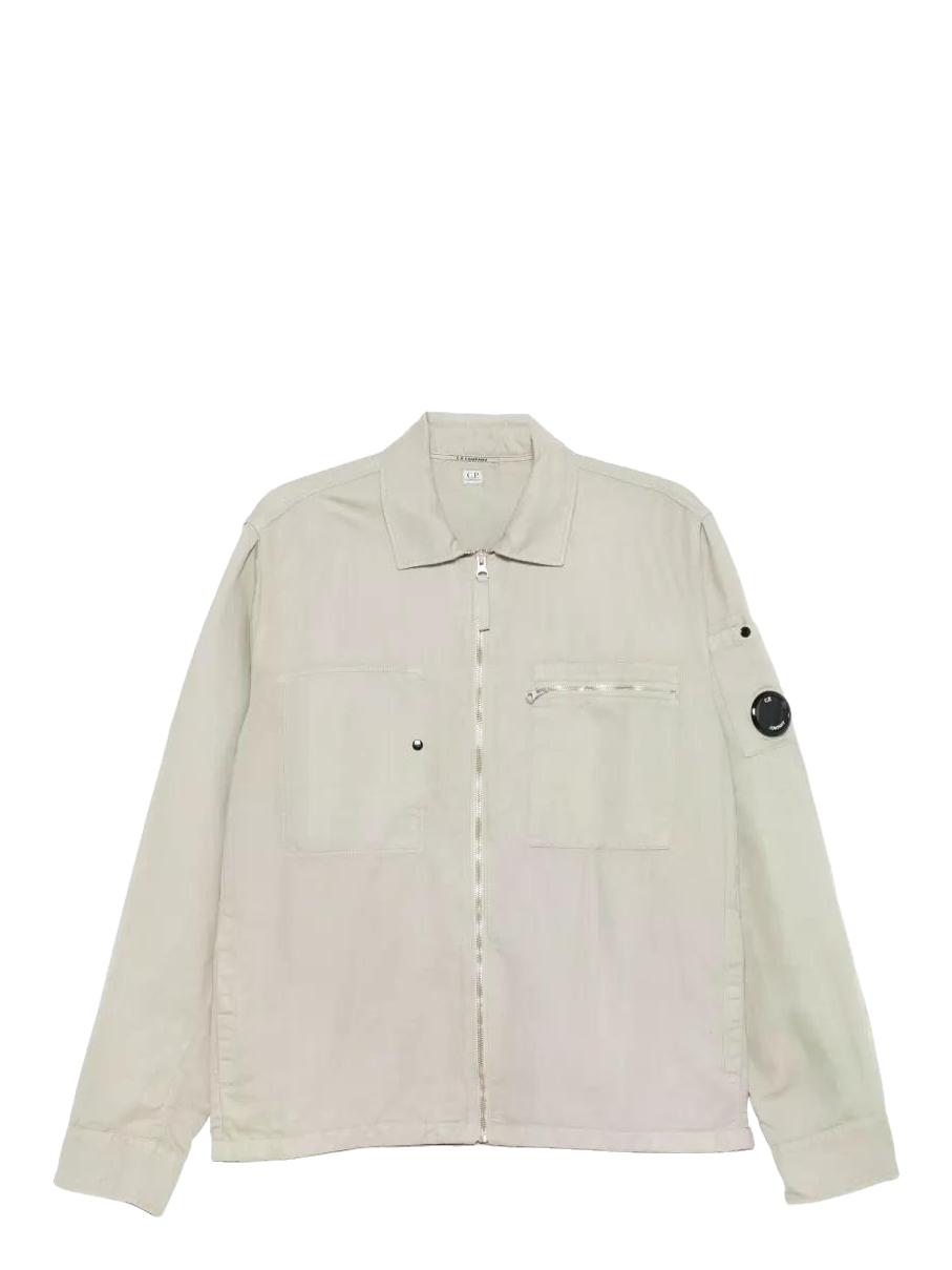 C.P. COMPANY lens zip overshirt