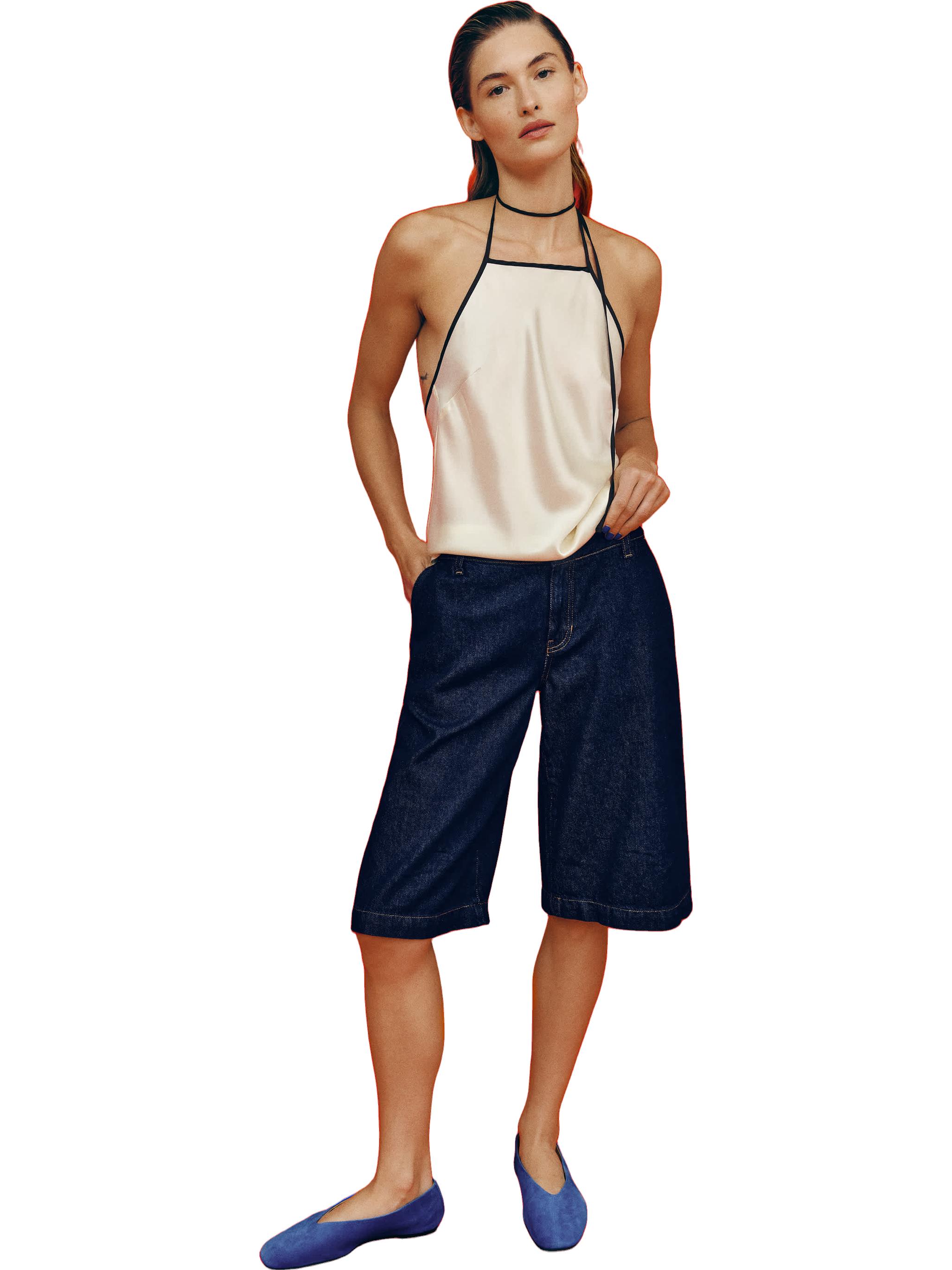 REFORMATION Elio Low Rise Denim Trousers