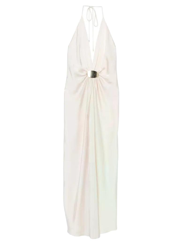 SIMONA CORSELLINI V-Neck Maxi Dress