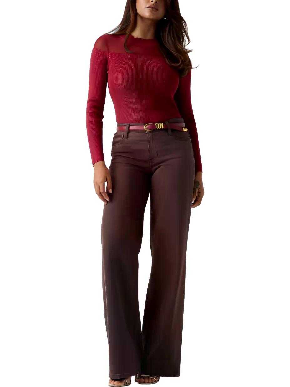 GUESS Embellished Long Sleeve T-Shirt