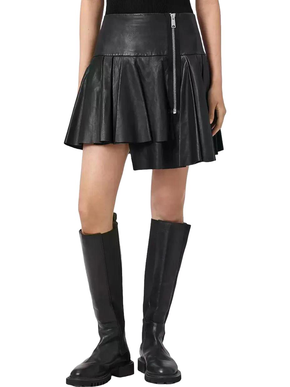 ALLSAINTS Irina Pleated Mini Skirt