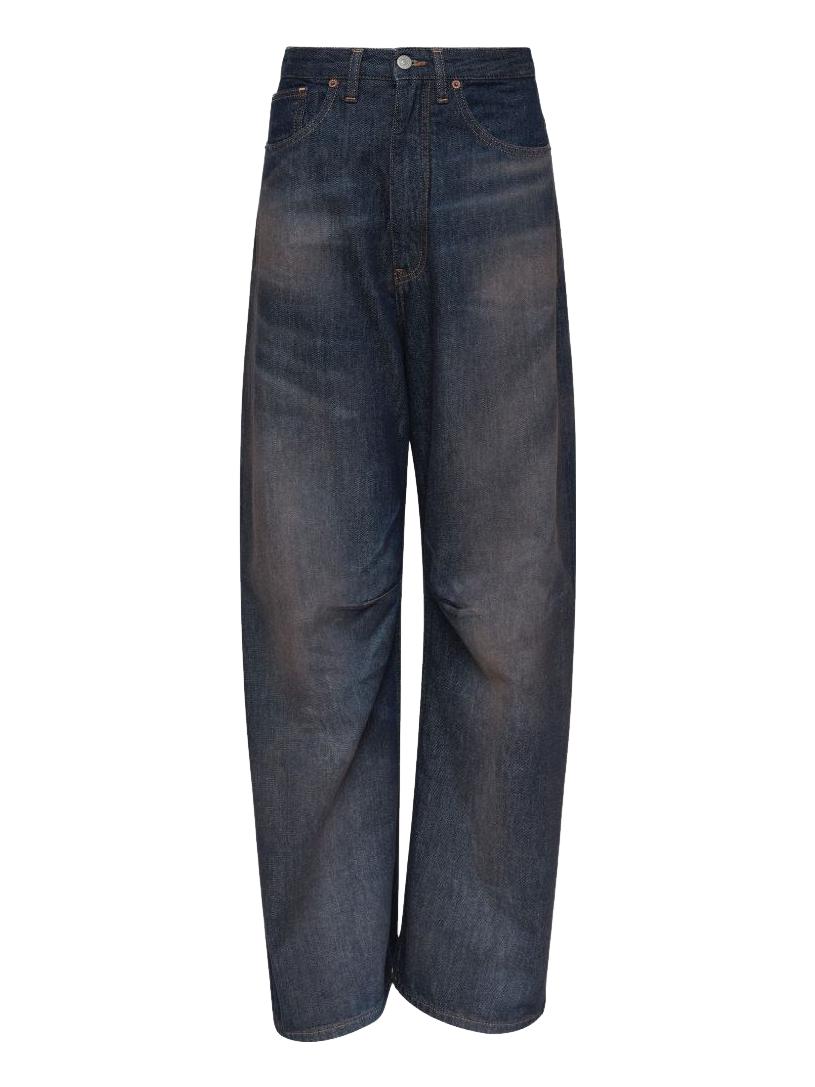 MAISON MARGIELA Denim Cotton Wide-Leg Jeans