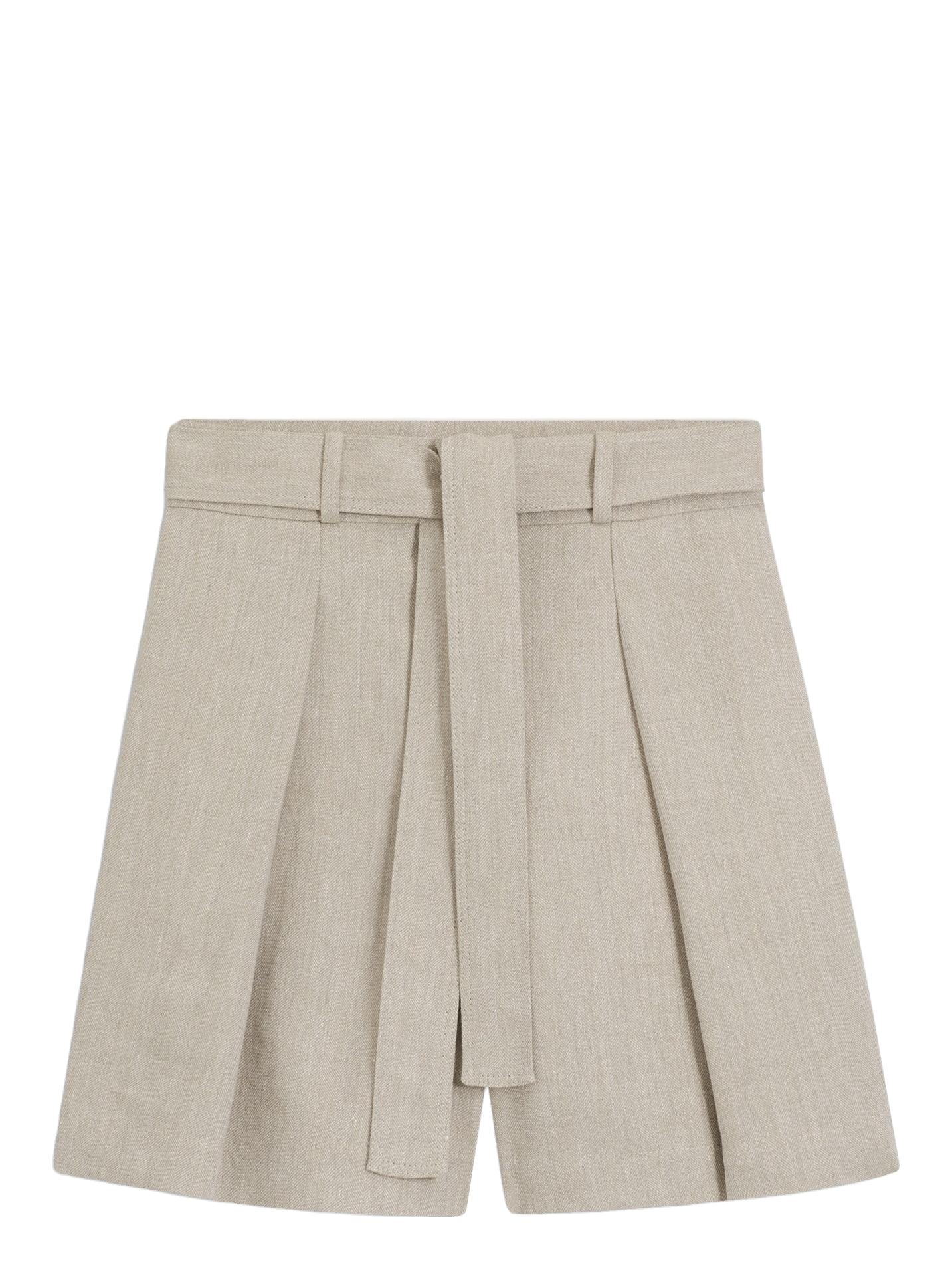 BOSS Relaxed-Fit Linen-Blend Culottes