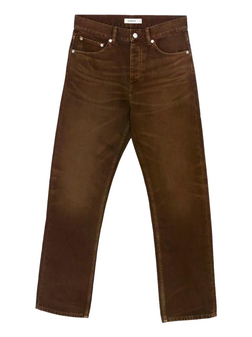 SANDRO Sandro Regular Washed-Effect Jeans