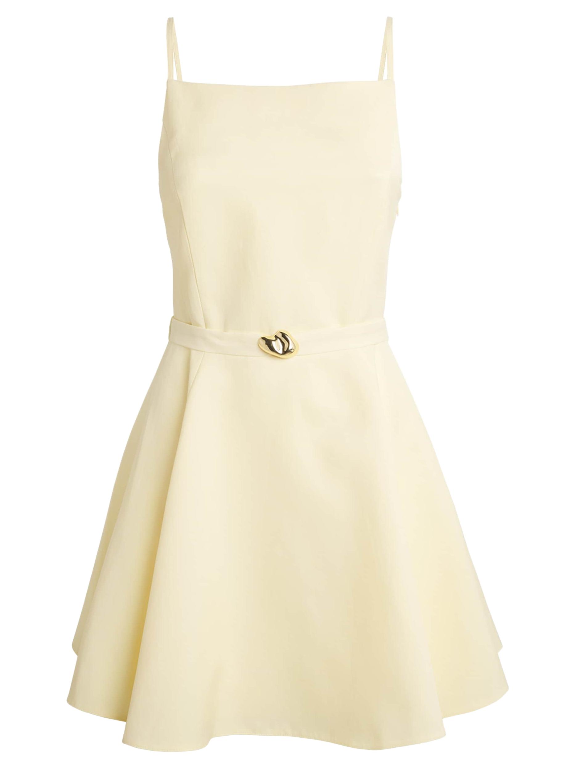 MAJE Satin Embellished Mini Dress