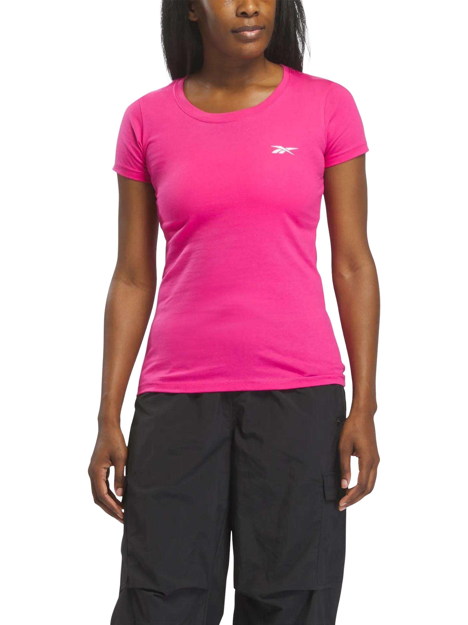 REEBOK Reebok Classic Cotton Crewneck T-Shirt with Logo Detail