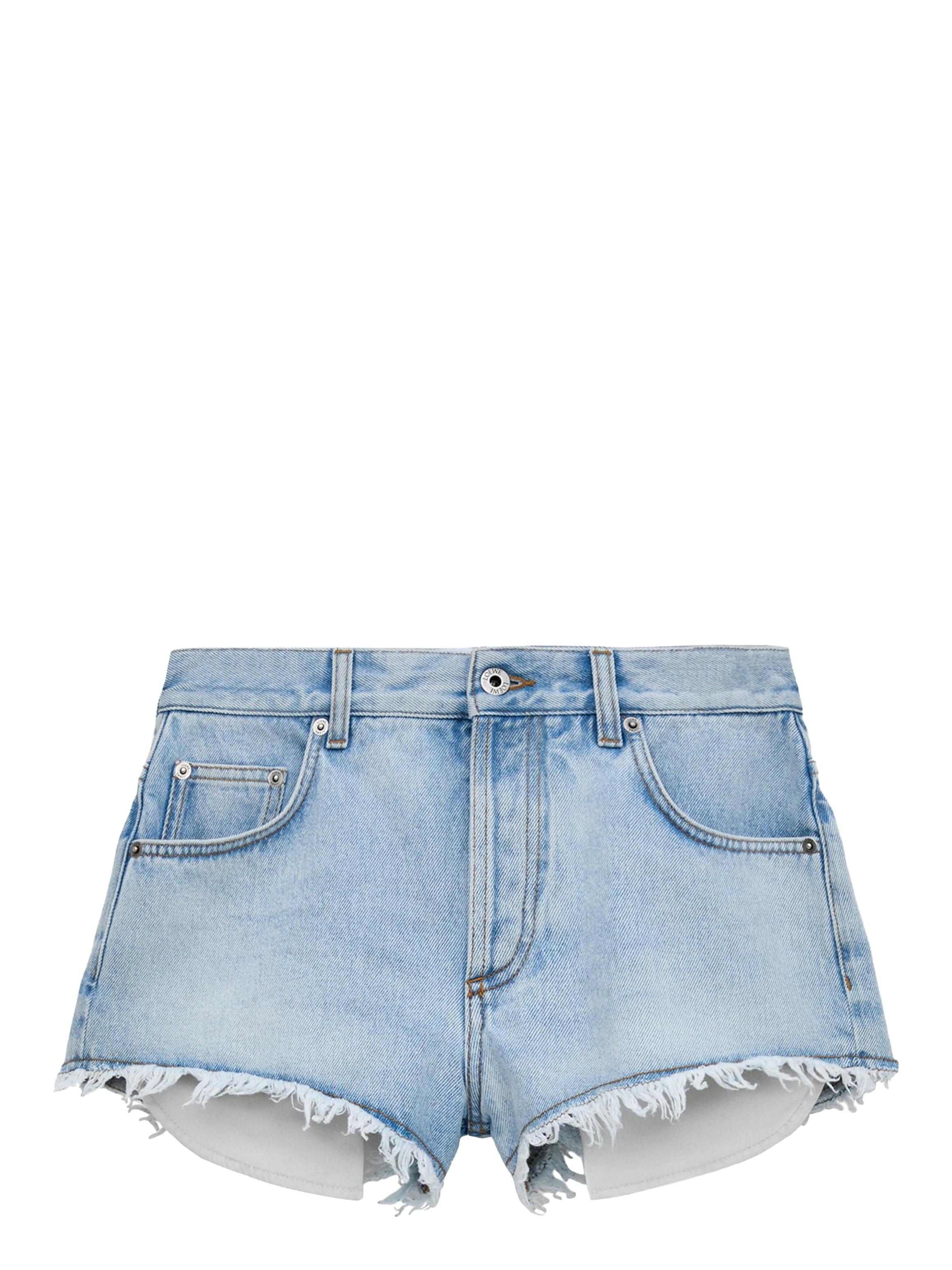 LOEWE Loewe x Paula's Ibiza Anagram Denim Shorts