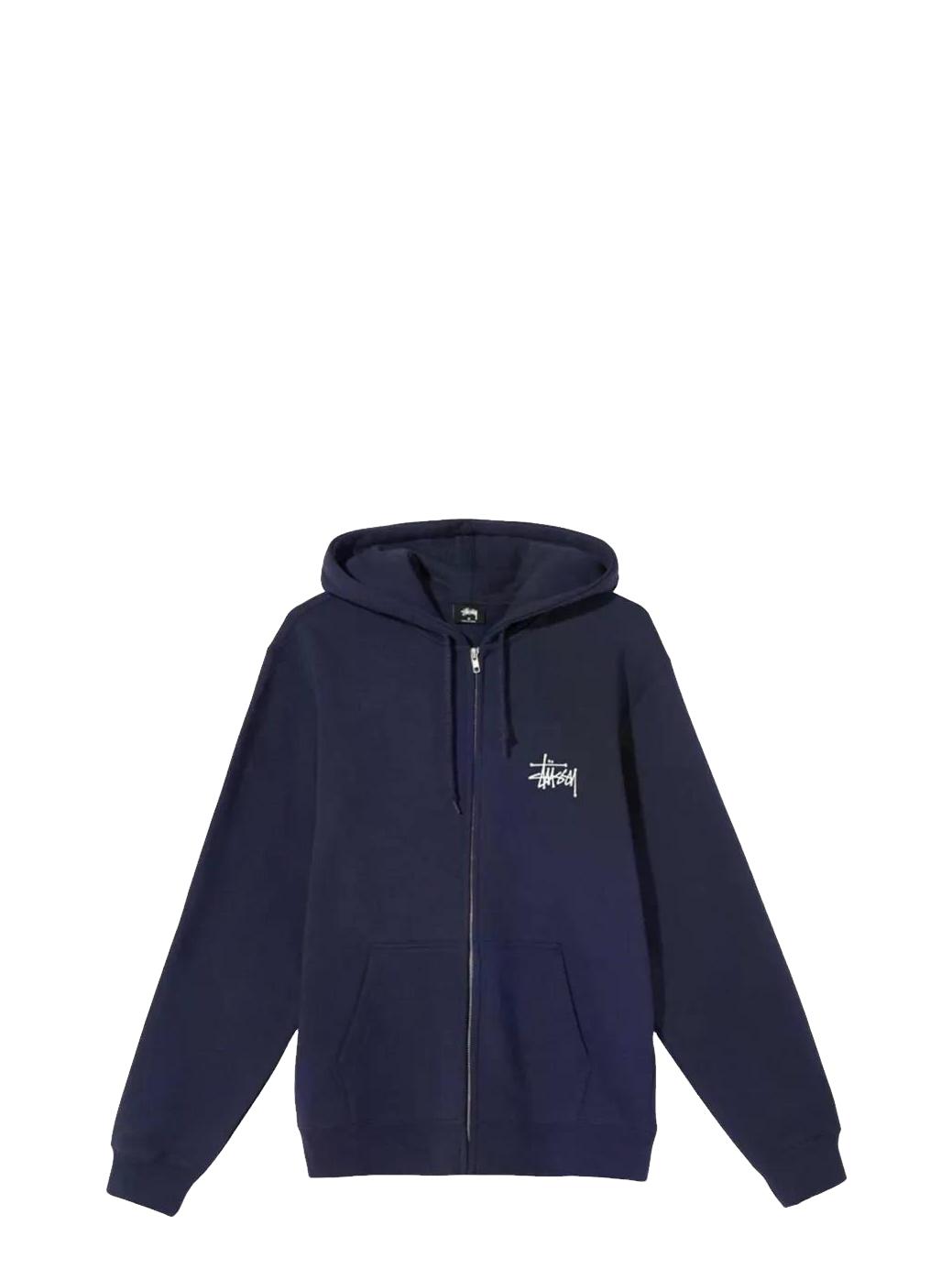 BASIC Stüssy ZIP HOODIE NAVY Basic Stüssy Zip Hoodie – Navy | Sweats | Stüssy