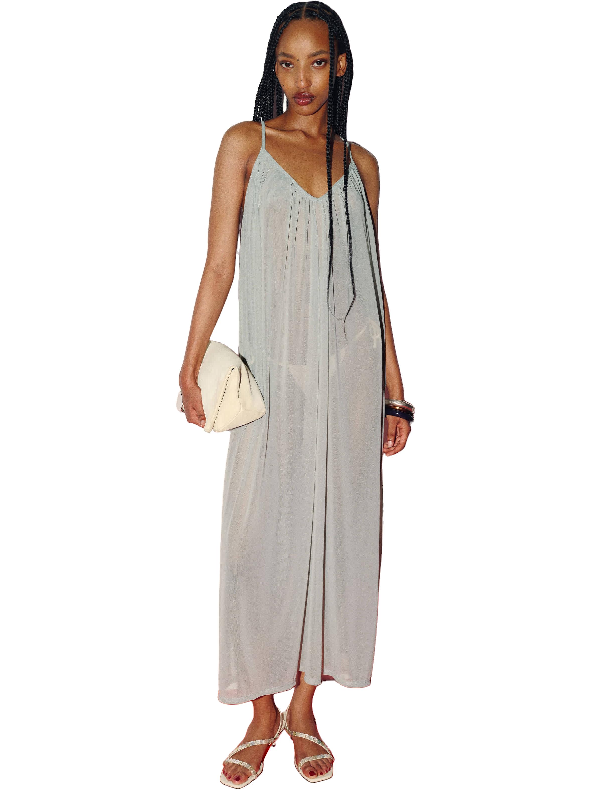 Reformation Kayla Knit Dress - Ivory | Editorialist Reformation Kayla Knit Dress - Ivory | Editorialist