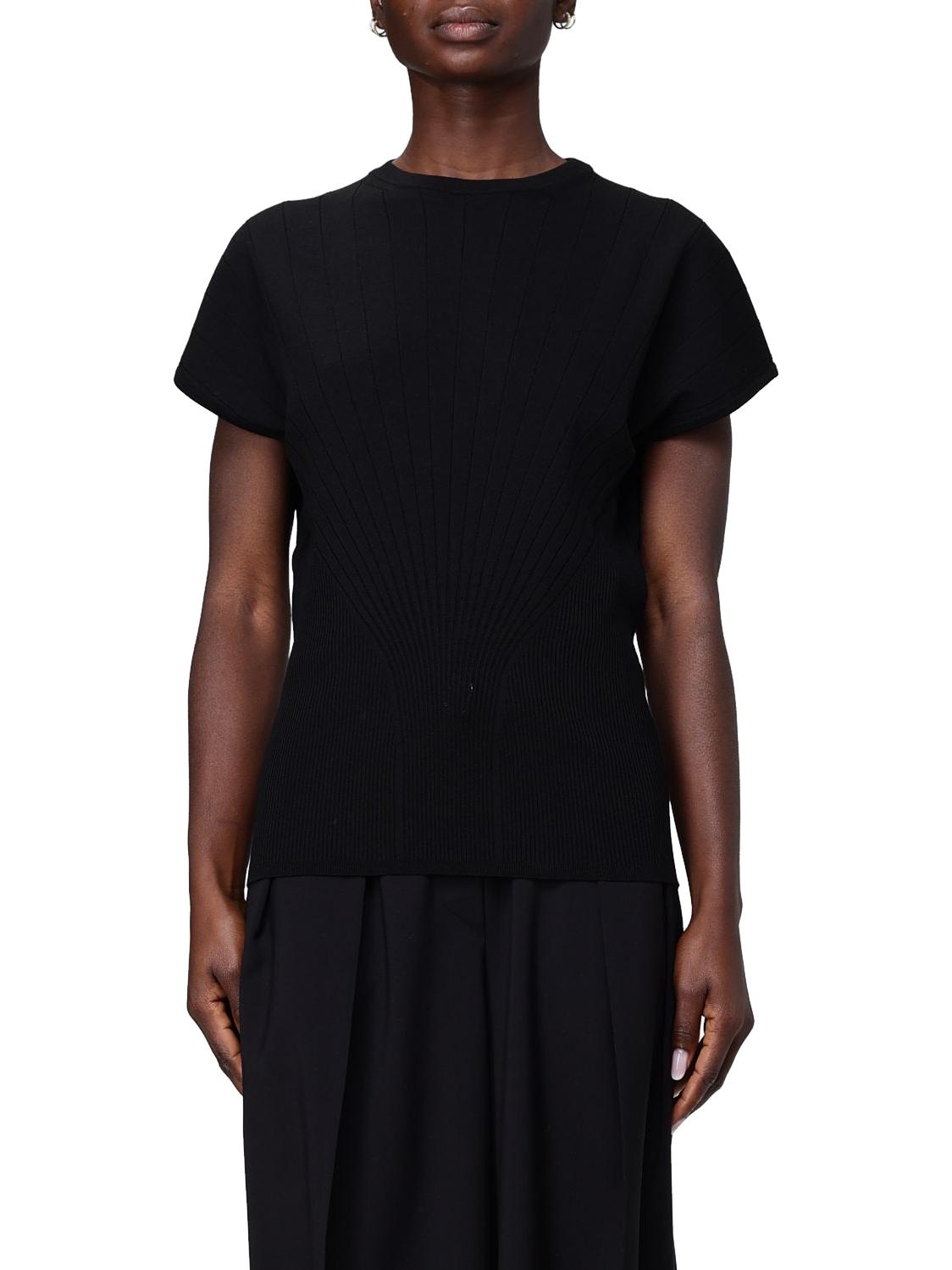 SPORTMAX Sportmax Black Viscose Knit Top