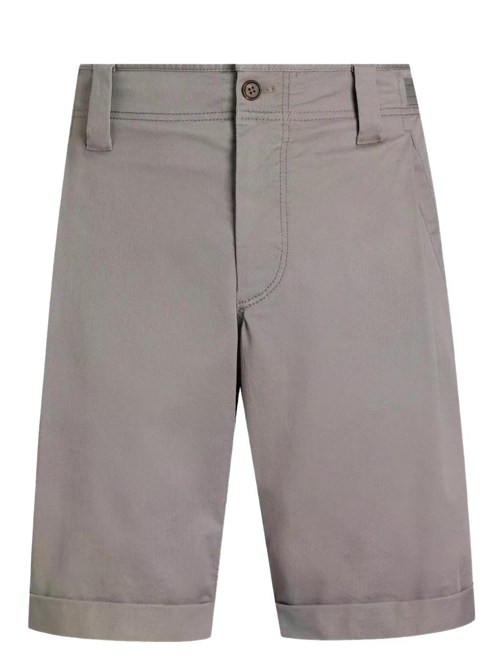 DOLCE & GABBANA Cuffed Topstitched Chino Shorts
