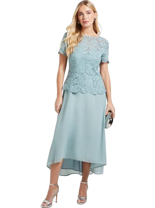 Farm Rio Active Lace Garden Midi Dress - Lace Garden Blue | Editorialist Farm Rio Active Lace Garden Midi Dress - Lace Garden Blue | Editorialist