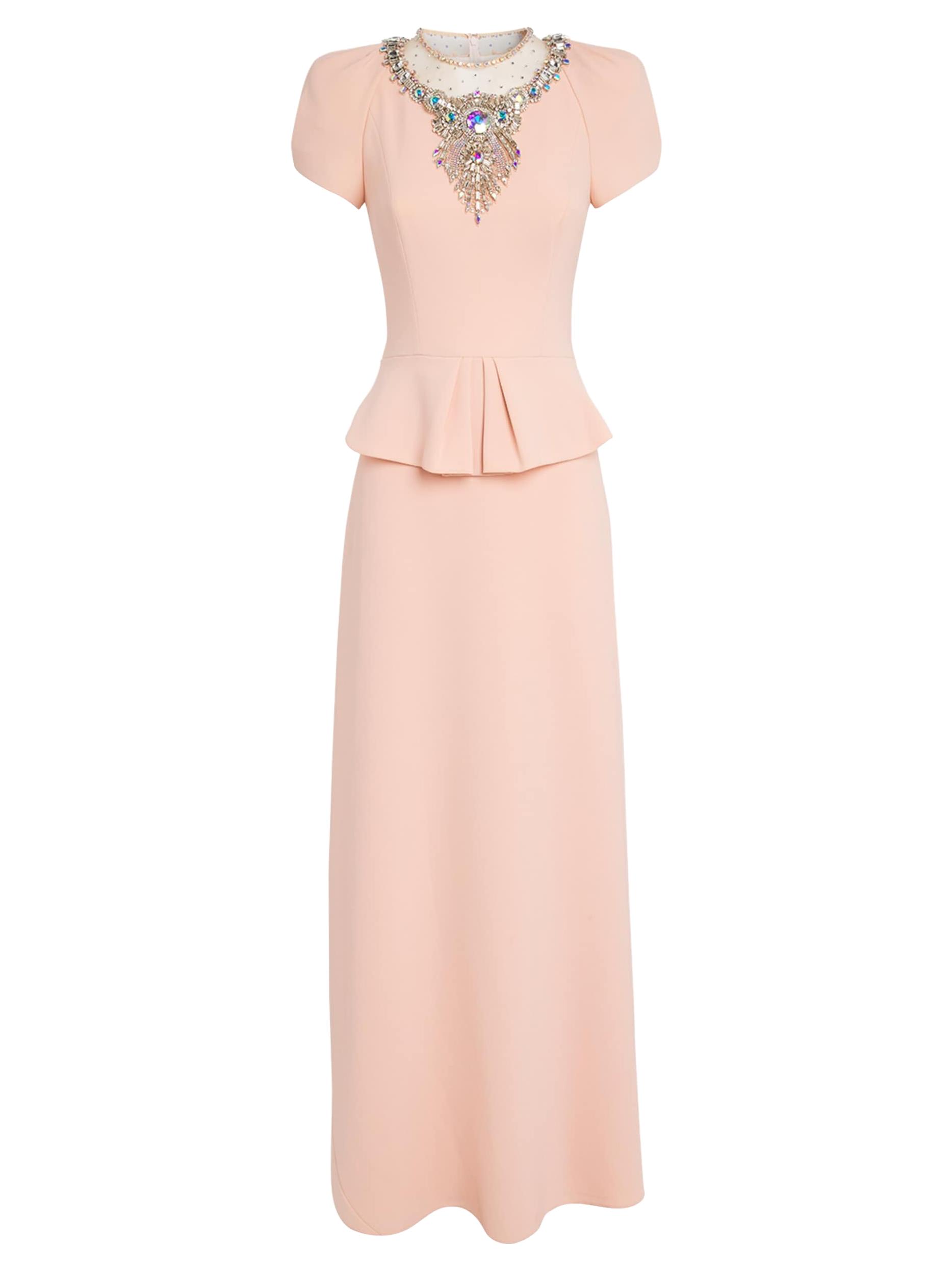 VALENTINO Valentino Garavani Short Sleeve Midi Dress