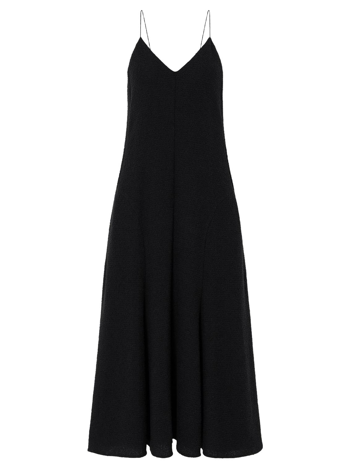 KHAITE KHAITE Iben Tulle-Trimmed Cotton-Blend Midi Dress