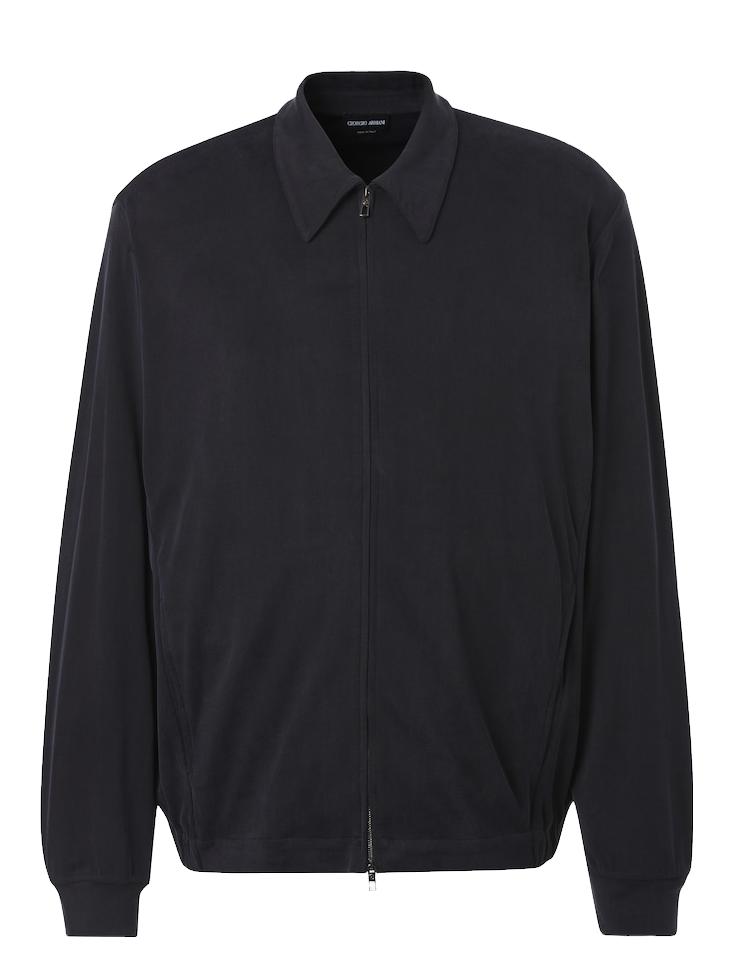 GIORGIO ARMANI Zip-Up Blouson Jacket
