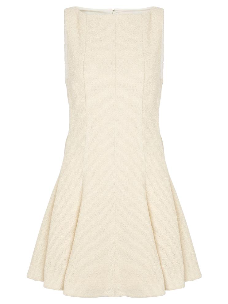 KHAITE Mags Bouclé Mini Dress