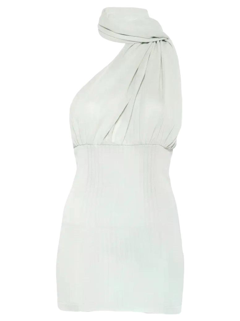 AYA MUSE Thea Scarf-Detail Mini Dress