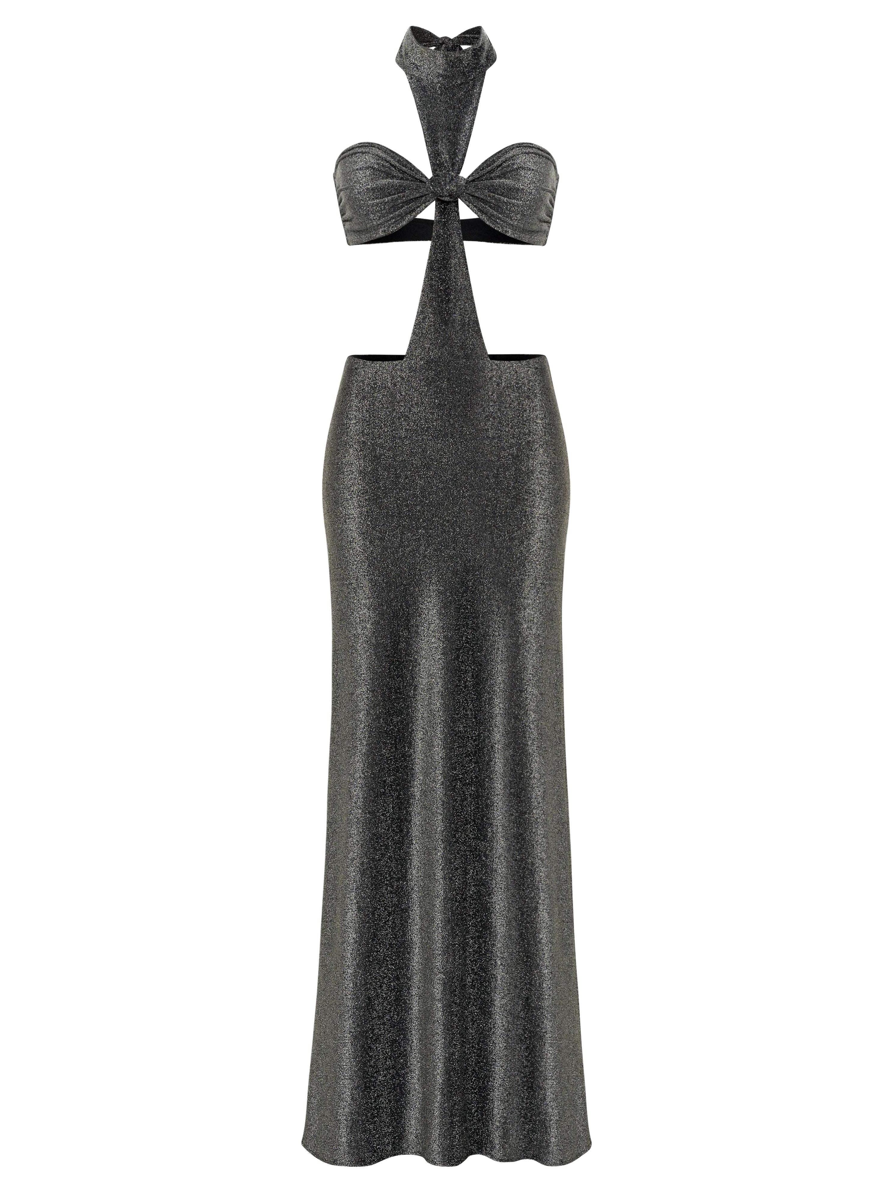 Farm Rio Active Gold Sun Jacquard Maxi Dress - Yellow | Editorialist