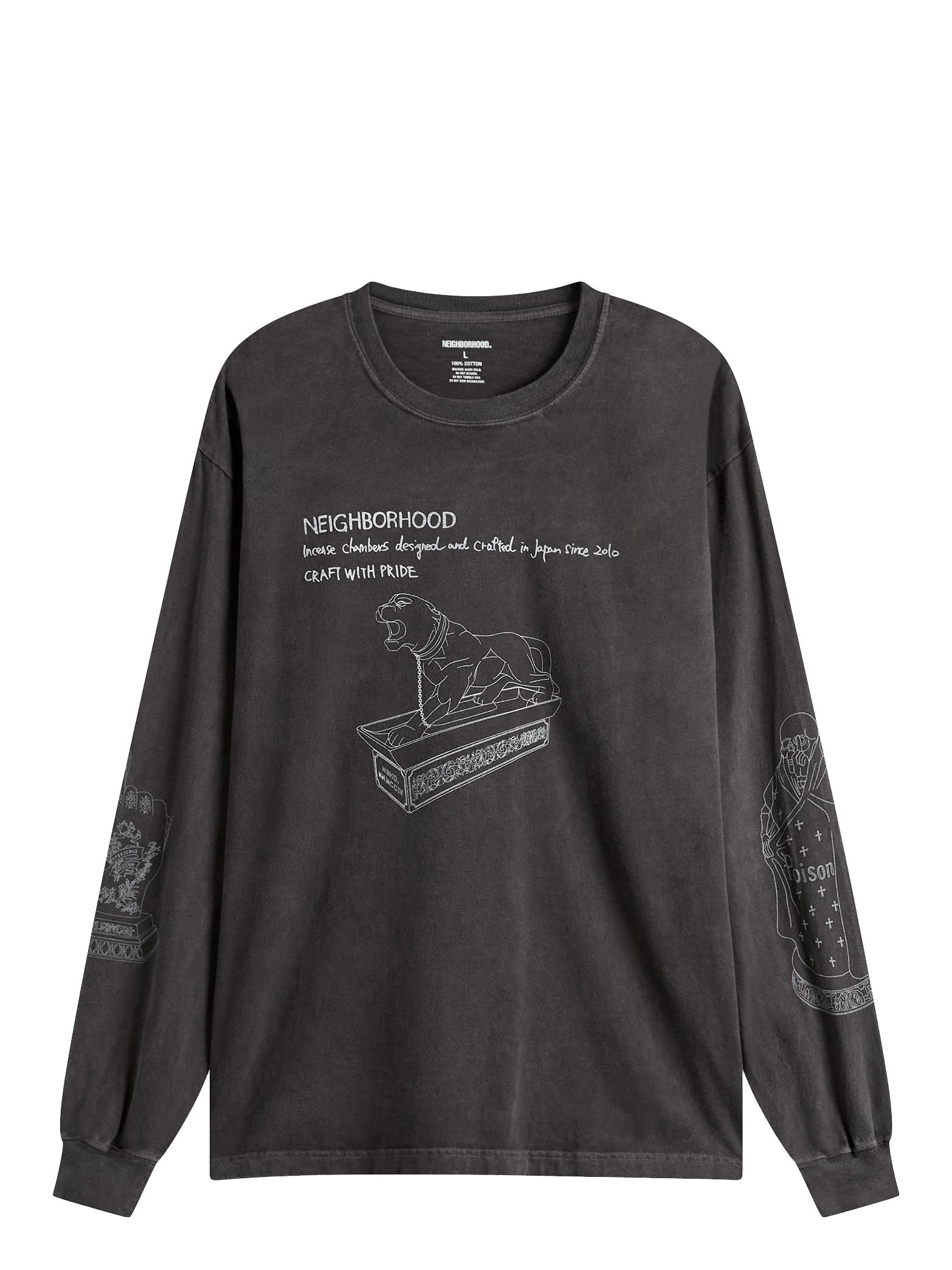 NEIGHBORHOOD ls-8 pigment dyed long sleeve t-shirt