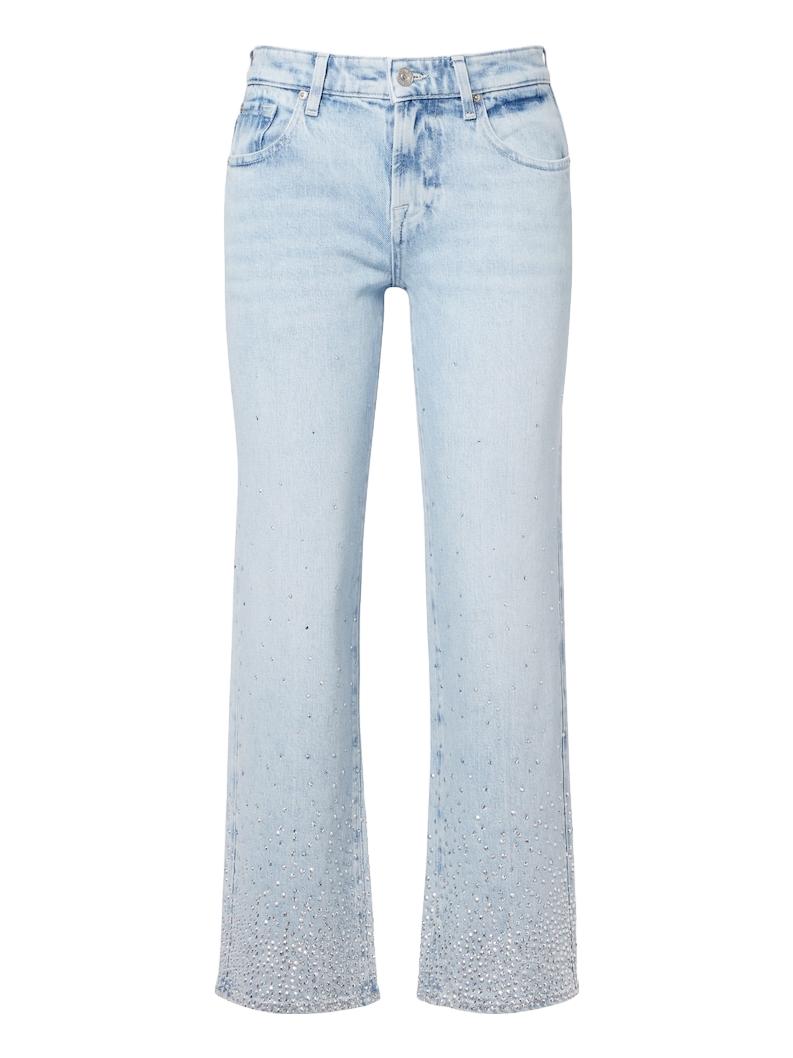 7 FOR ALL MANKIND Calie Embellished Straight Jeans