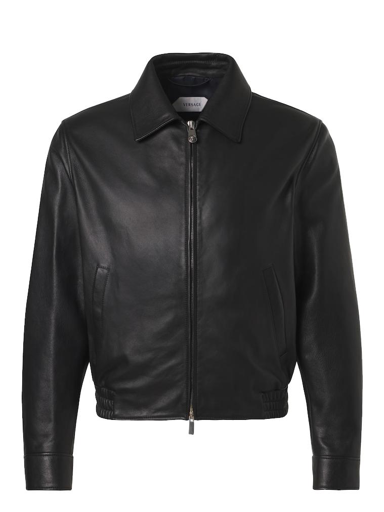 VERSACE Versace Leather Blouson Jacket