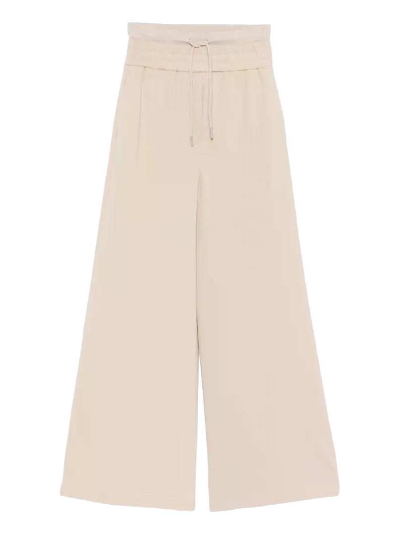 PANICALE PANICALE Drawstring Wide-Leg Trousers