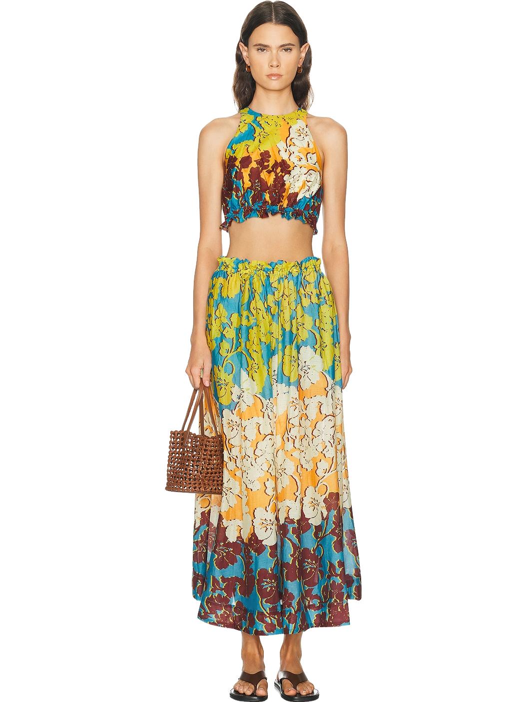 ALEMAIS Alemais Splice Crop Top