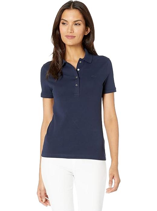 LACOSTE Lacoste Short Sleeve Slim Fit Stretch Piqué Polo