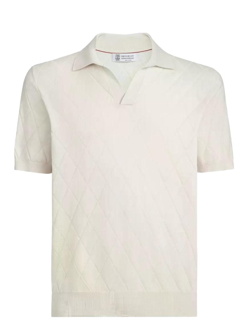 BRUNELLO CUCINELLI lightweight knit polo