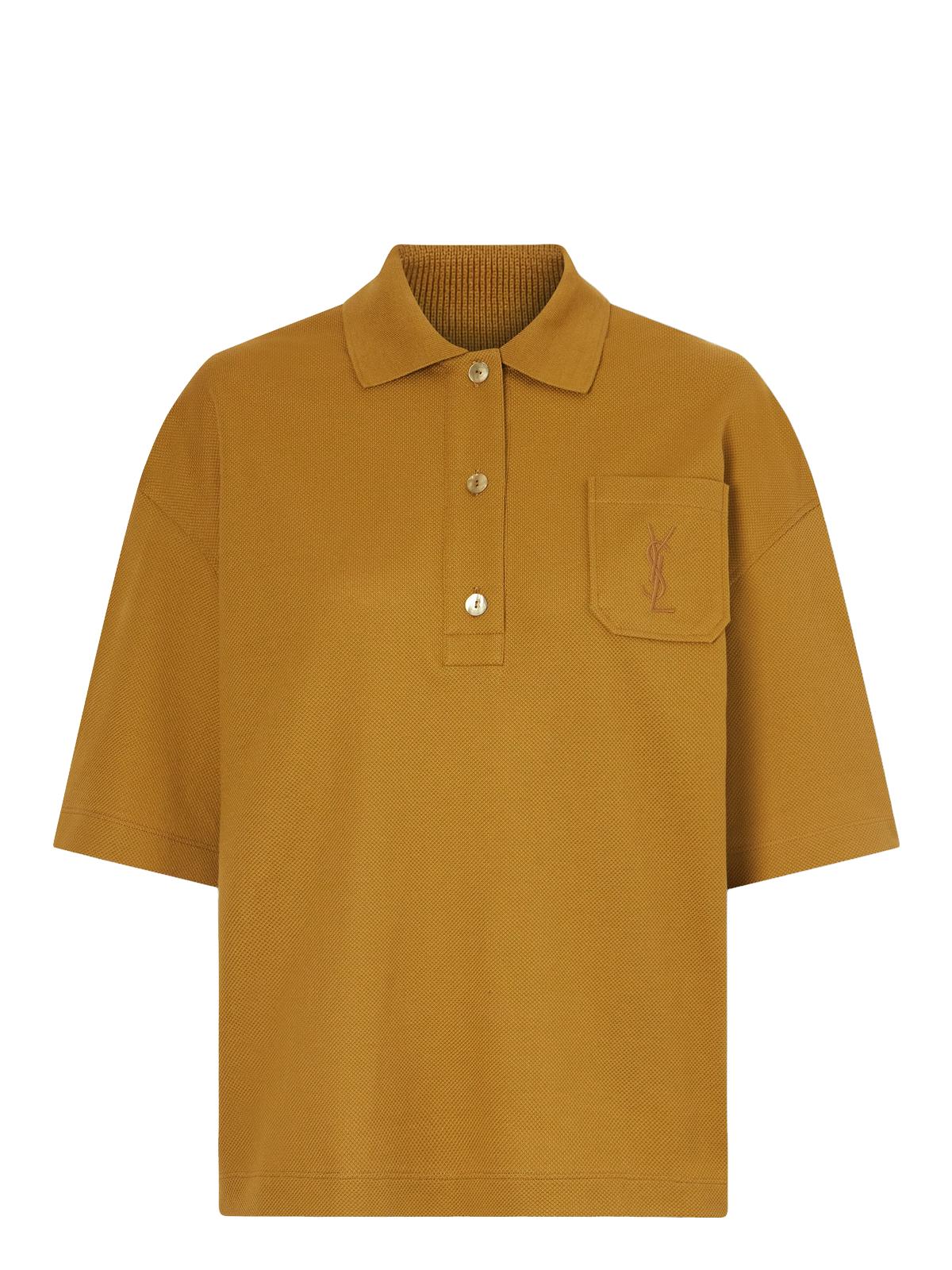 SAINT LAURENT SAINT LAURENT Cotton-Piqué Polo Shirt